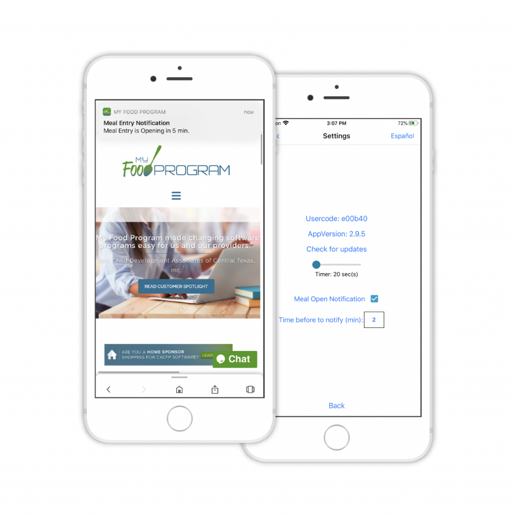 Meal Count Mobile App Product Details My Food Program