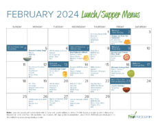 February 2024 Menus & Recipes | My Food Program