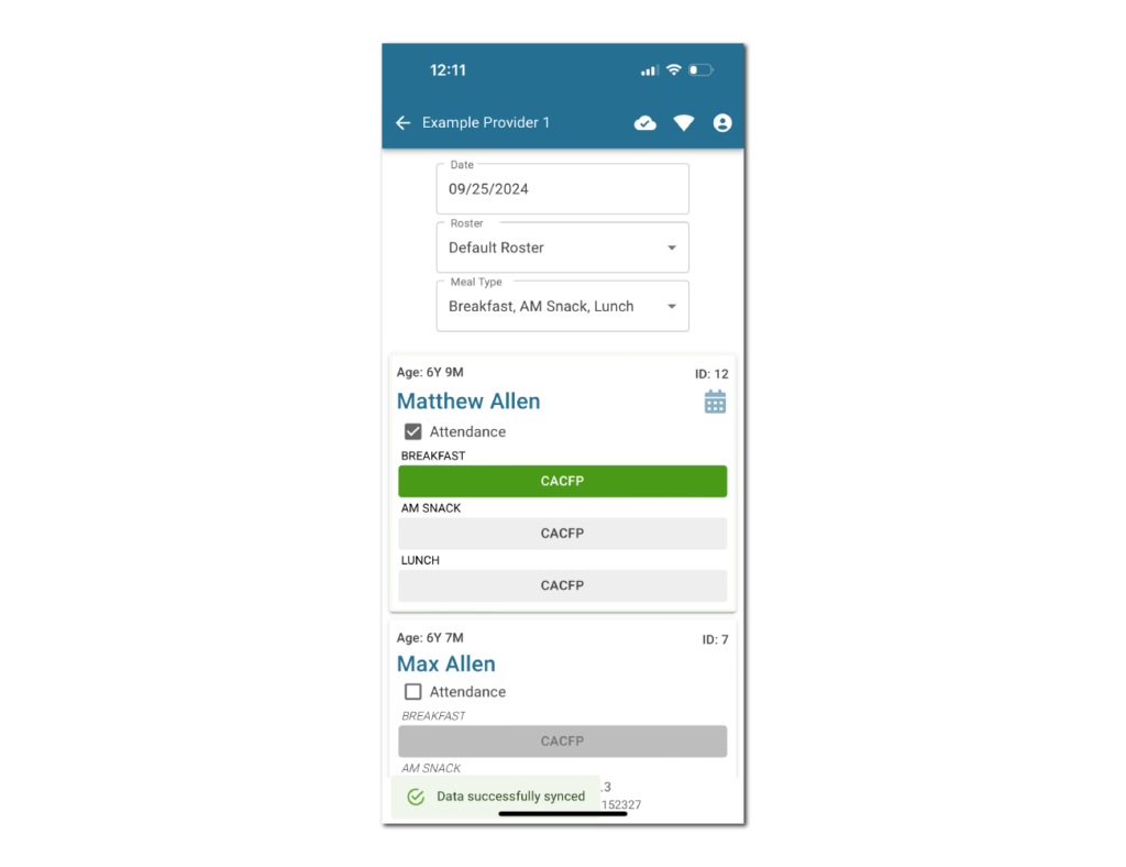 Software Screenshots & Sample Reports | My Food Program
