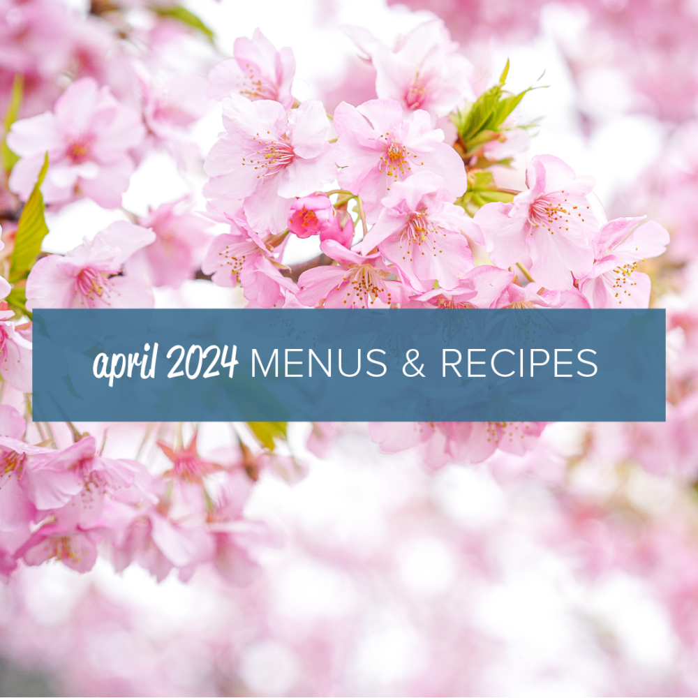 2024 Monthly Menus & Recipes | My Food Program