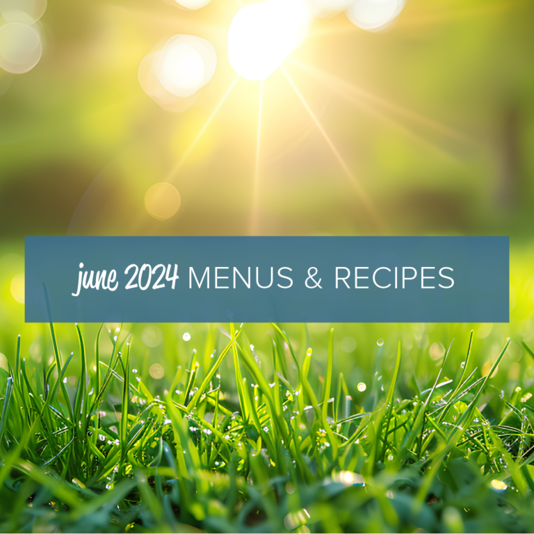 2024 Monthly Menus & Recipes | My Food Program