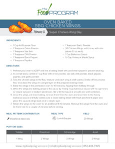 February 2025 Menus & Recipes | My Food Program
