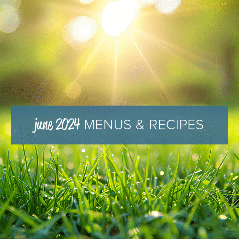 2024 Monthly Menus & Recipes | My Food Program