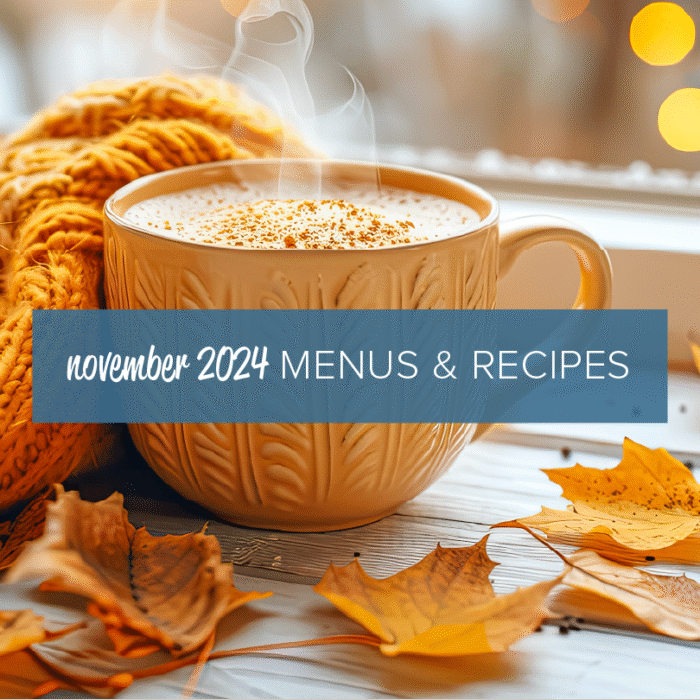 2024 Monthly Menus & Recipes | My Food Program